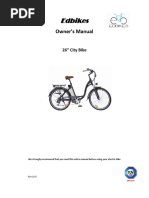 Genze E101 User Manual | PDF | Battery Charger | Wheeled Vehicles