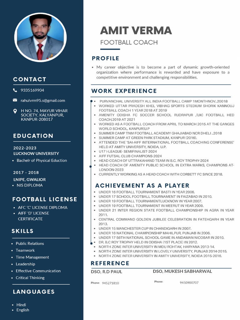 Amit Verma CV | PDF