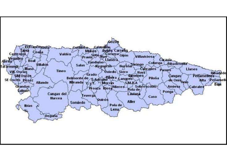 Mapa Asturias | PDF
