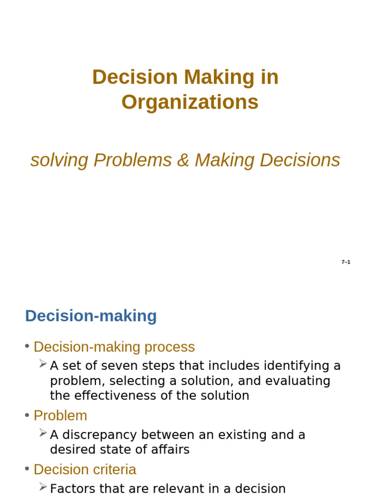 CH 07 Problem Solving | PDF | Decision Making | Heuristic