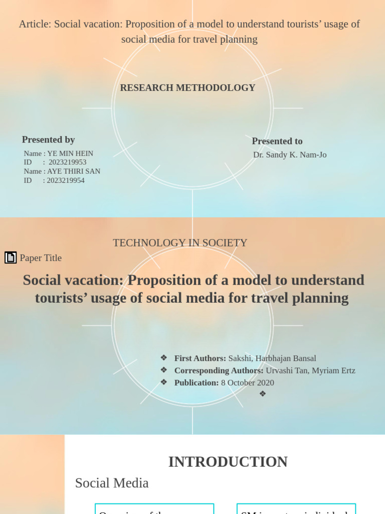 Research Methodology (PPT) | PDF | Hypothesis | Social Networking Service