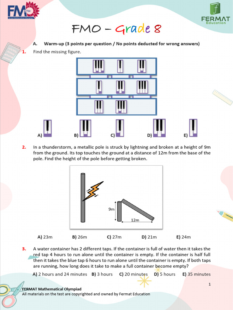 Grade 8 | PDF | Area | Elementary Geometry