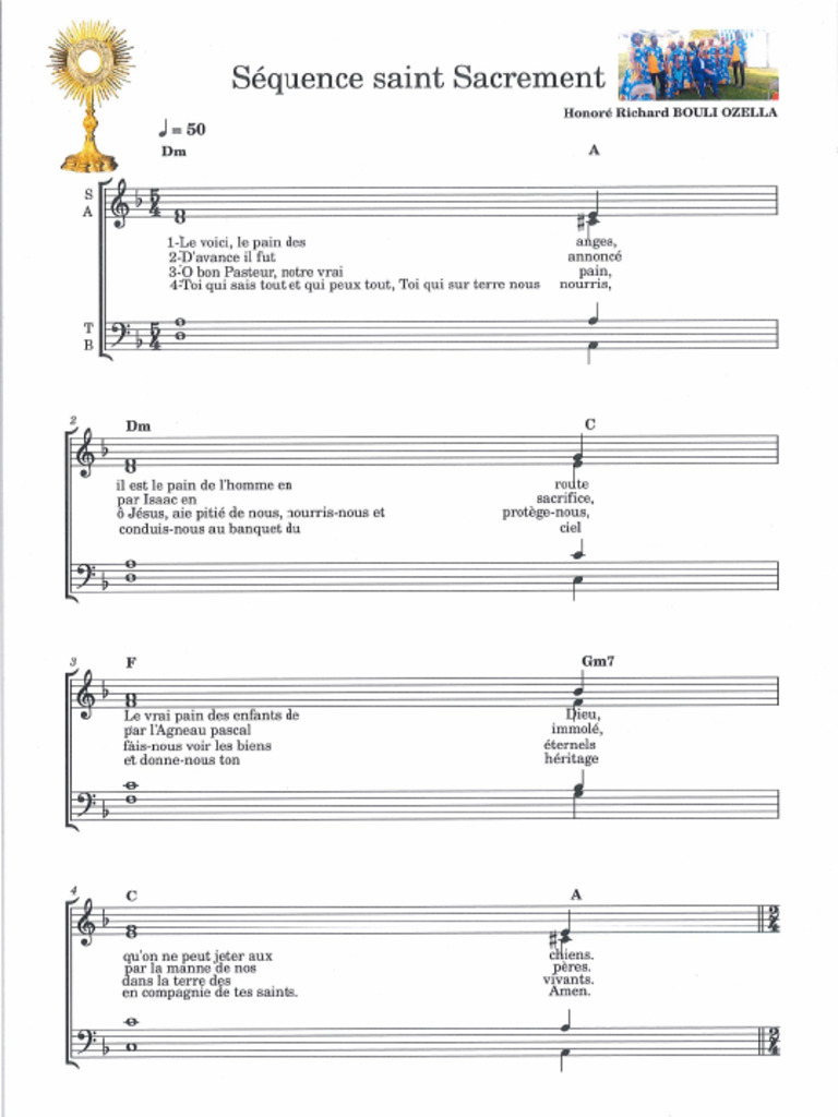 Séquence Du Saint Sacrement | PDF