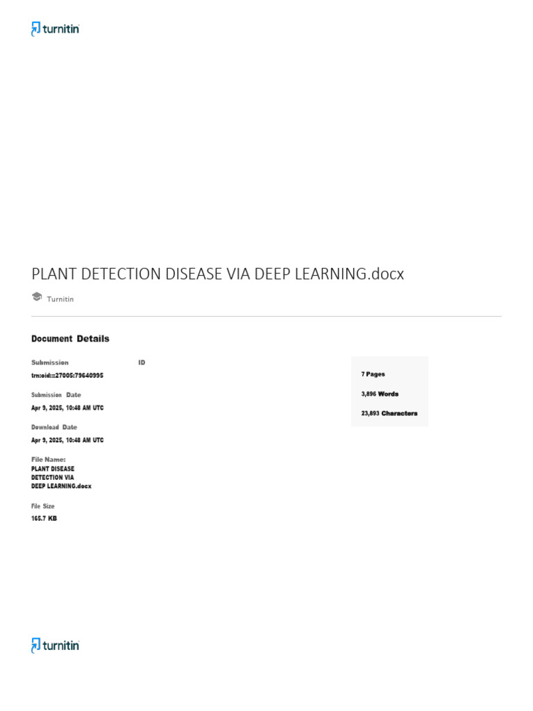 Plag Report Awsdte23vfdghyr23 | PDF | Deep Learning | Artificial ...