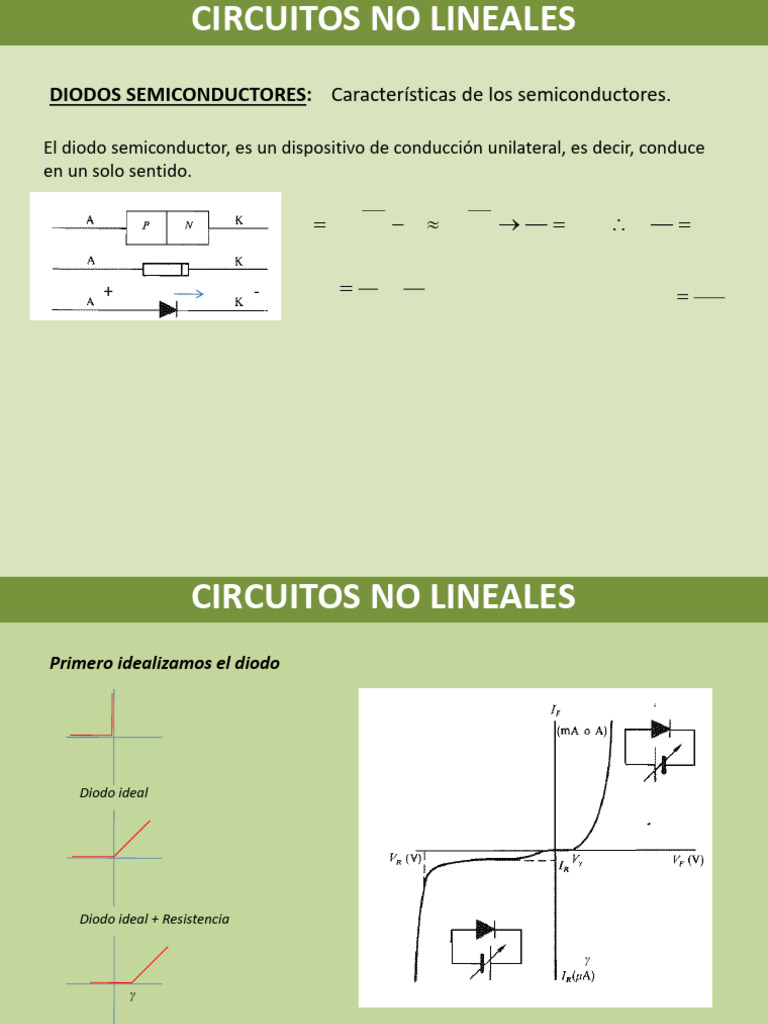 CIRCUITOS NO LINEALES | PDF | Rectificador | Diodo