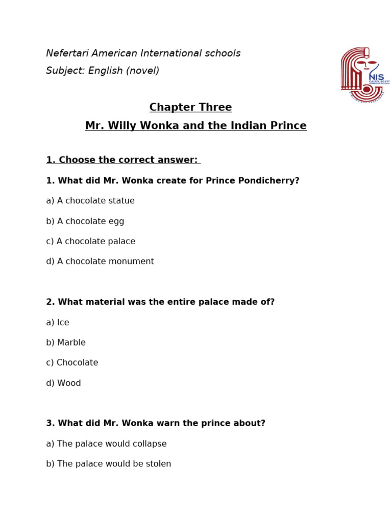 Prince Pondicherry's Chocolate Palace | PDF