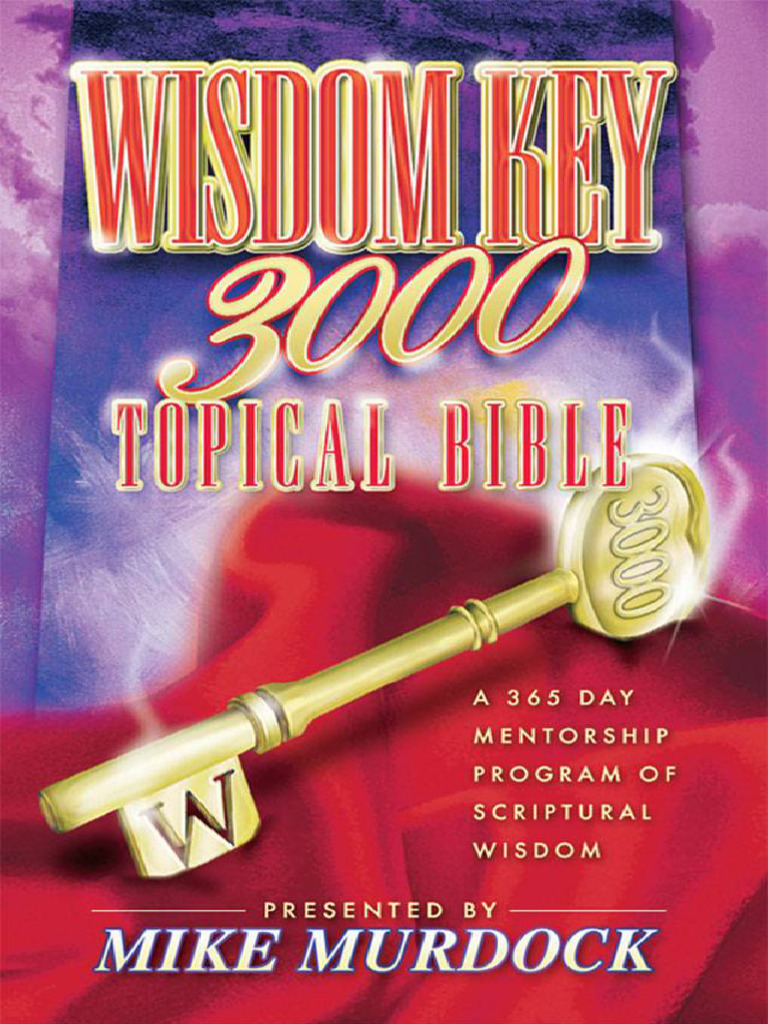 The Wisdom Key 3000 Topical Bible (Mike Murdock) (Z-Library) | PDF ...