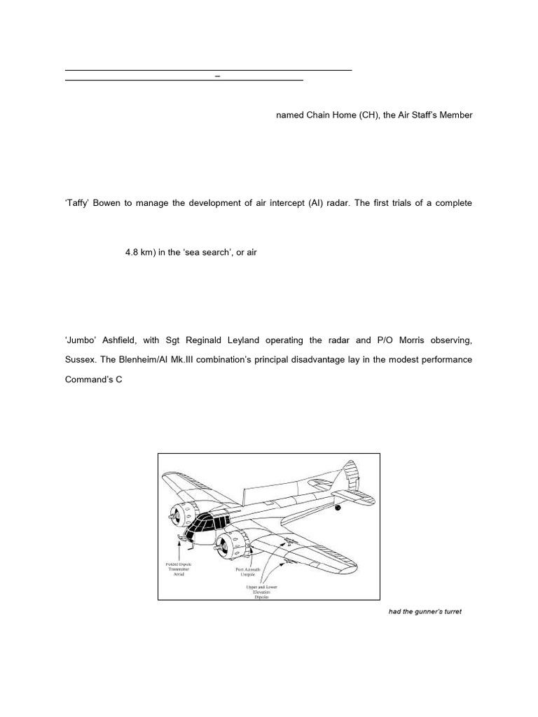 A SHORT HISTORY OF AIR INTERCEPT RADAR AND THE BRITISH PT 1 | PDF ...