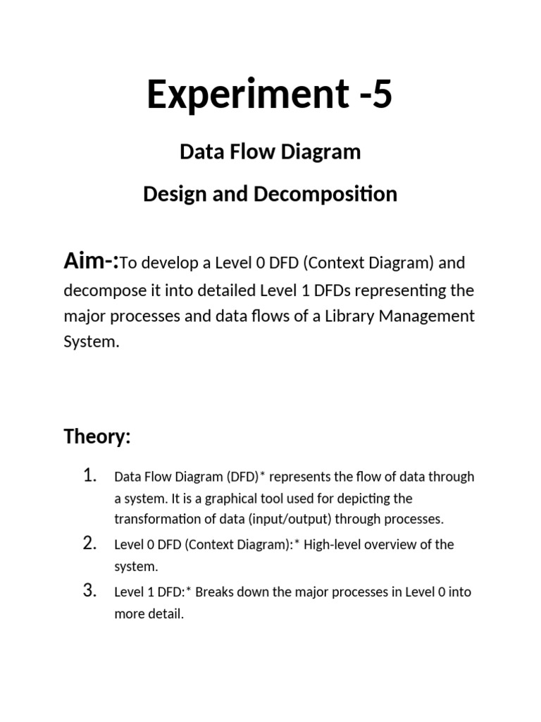 Experiment 5 | PDF