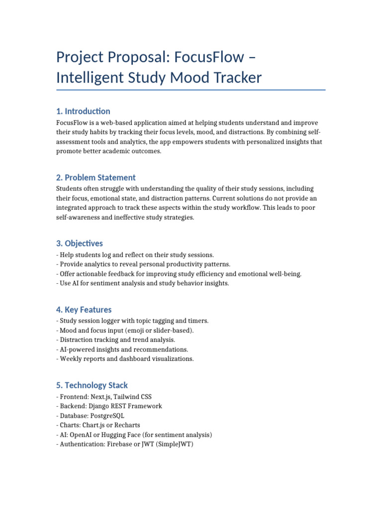 Template For Final Year Project | PDF