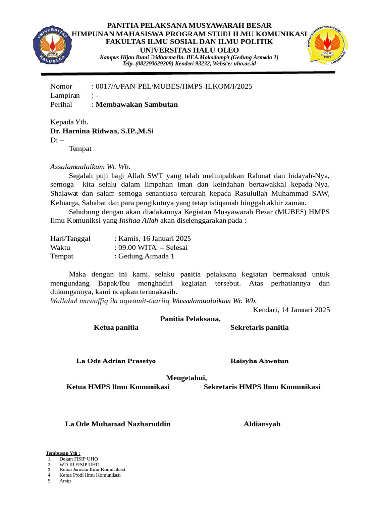 Undangan HMPS ILKOM | PDF