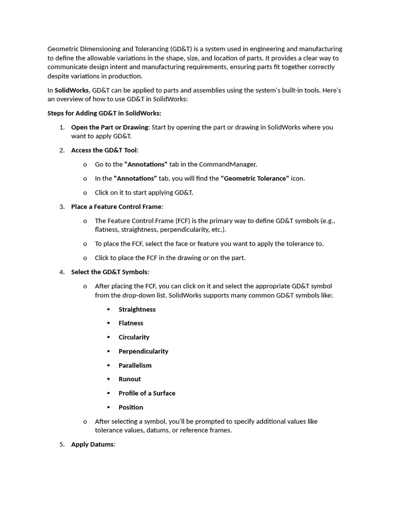 Geometric Dimensioning and Tolerancing | PDF | Metrology | Technical ...