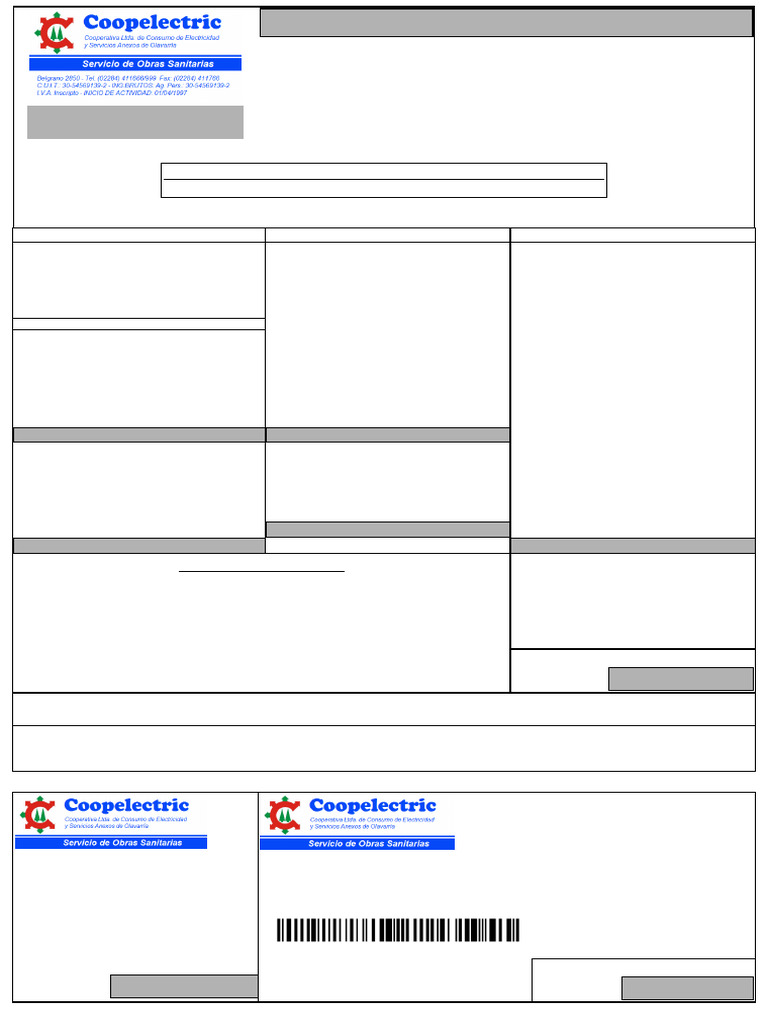 Factura Coopelectric - Suministro 78.792 | PDF