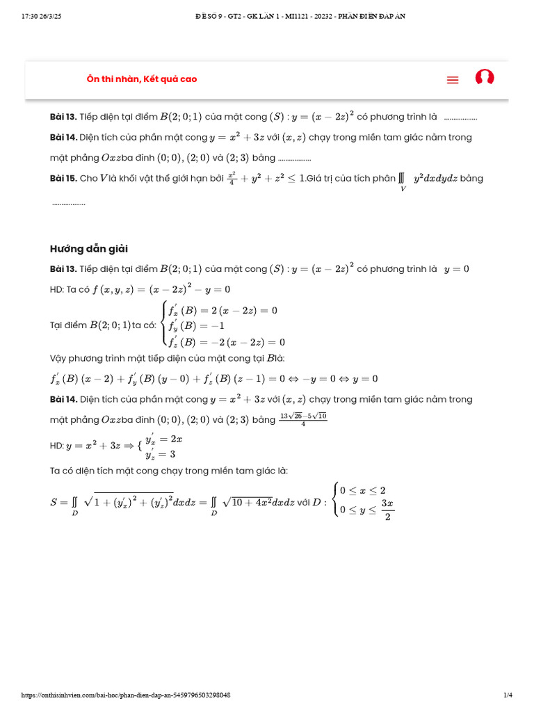 ĐỀ-SỐ-9-GT2-GK-LẦN-1-MI1121-20232-PHẦN-ĐIỀN-ĐÁP-ÁN | PDF