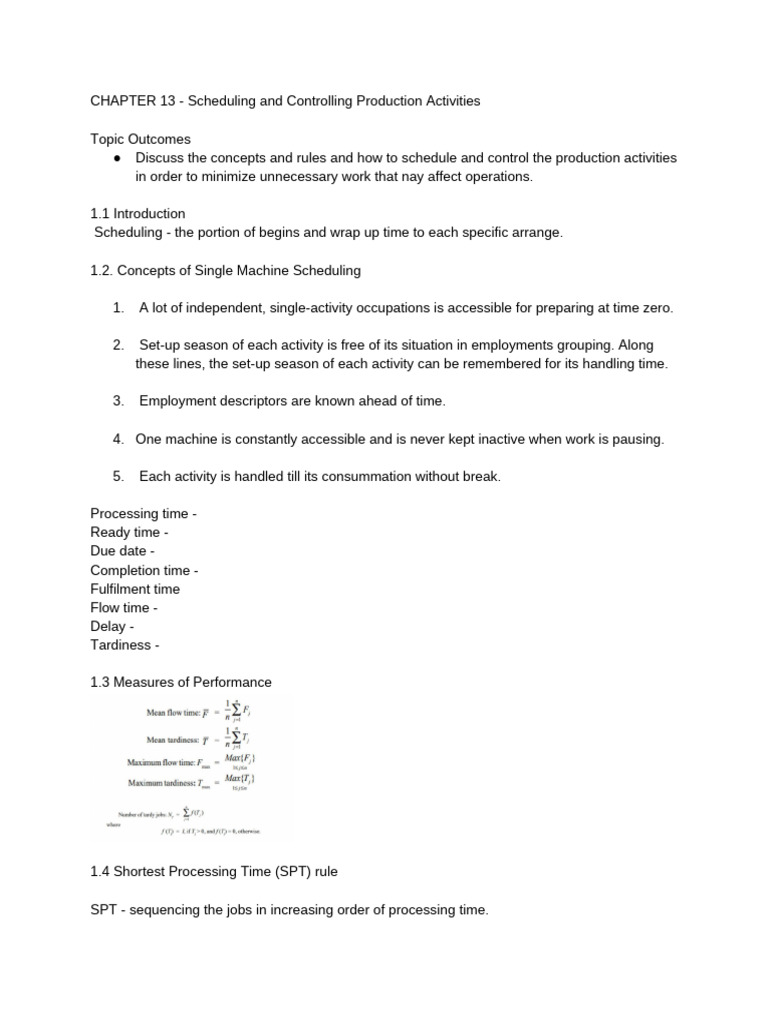CHAPTER 13 Outline | PDF