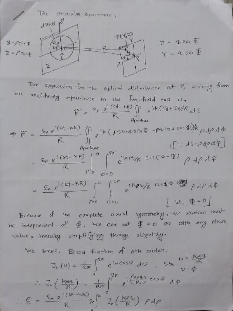 Circular Aperture | PDF