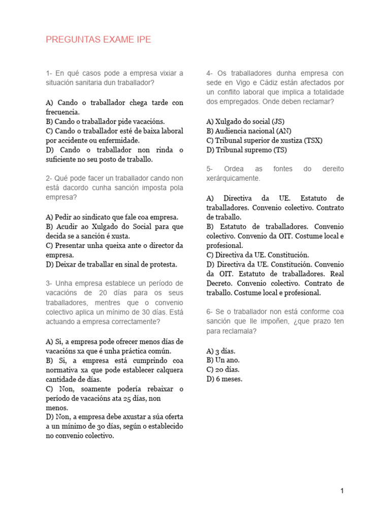 Preguntas ipe-1 | PDF