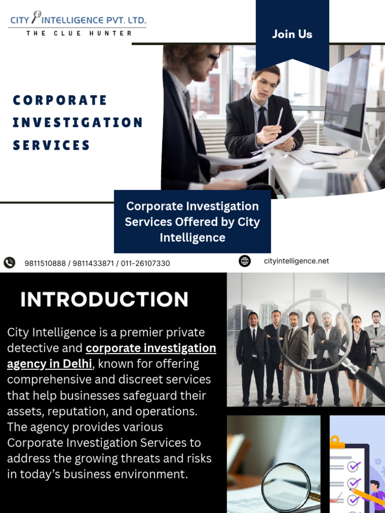 Corporate Investigation Services In Delhi Pdf Securities Privacy