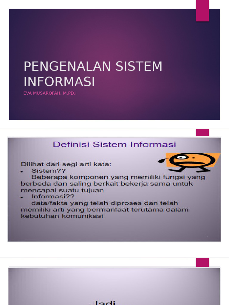 Pengenalan Sistem Informasi | PDF