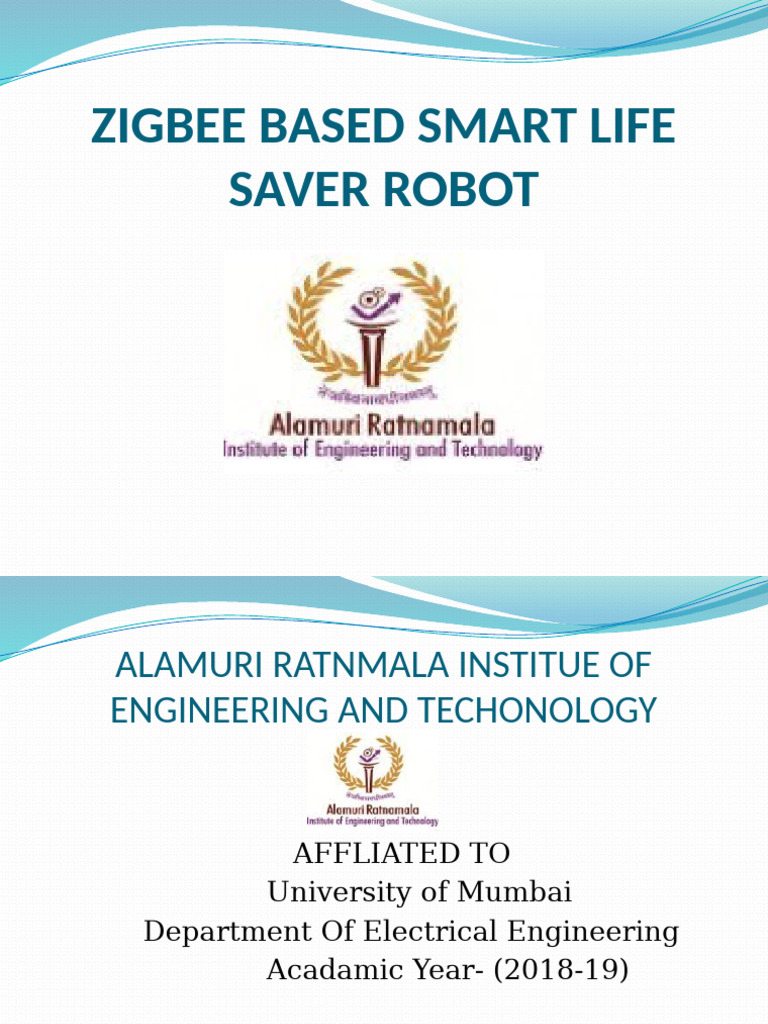 Zigbee Based Smart Life Saver Robotmv | PDF | Fires | Random Access Memory
