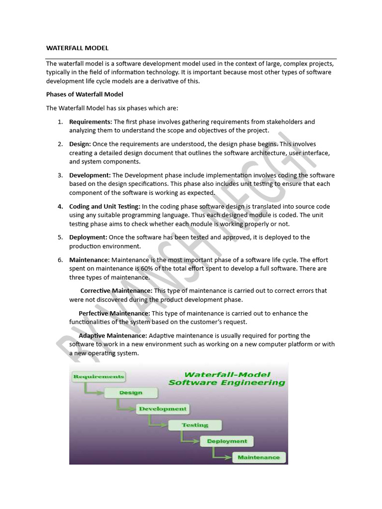 Sepmmodule 1 Models (Waterfall and Incremental) | PDF | Software Development Process | Software