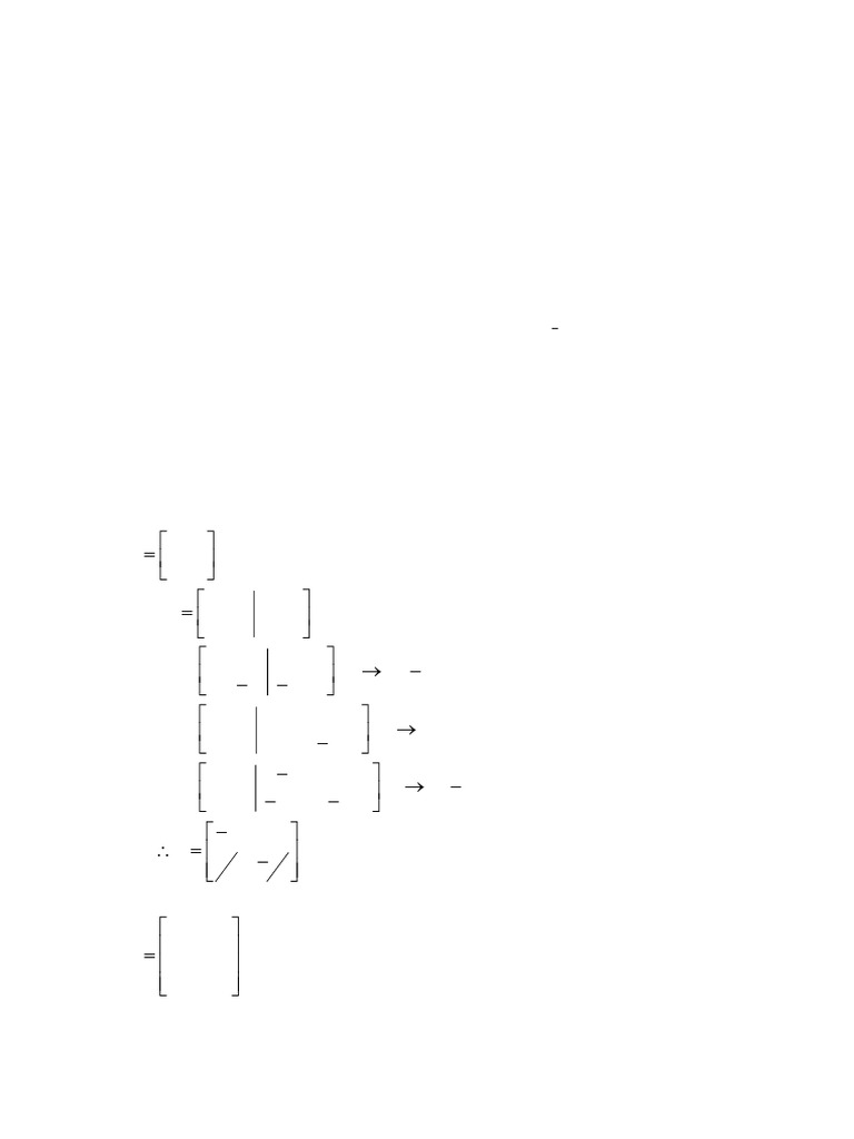 Inverse of Matrices via Row Operations | PDF | Mathematical Analysis ...