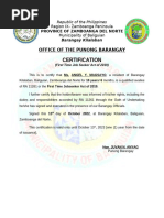 Certificate of First Time Jobseeker | PDF