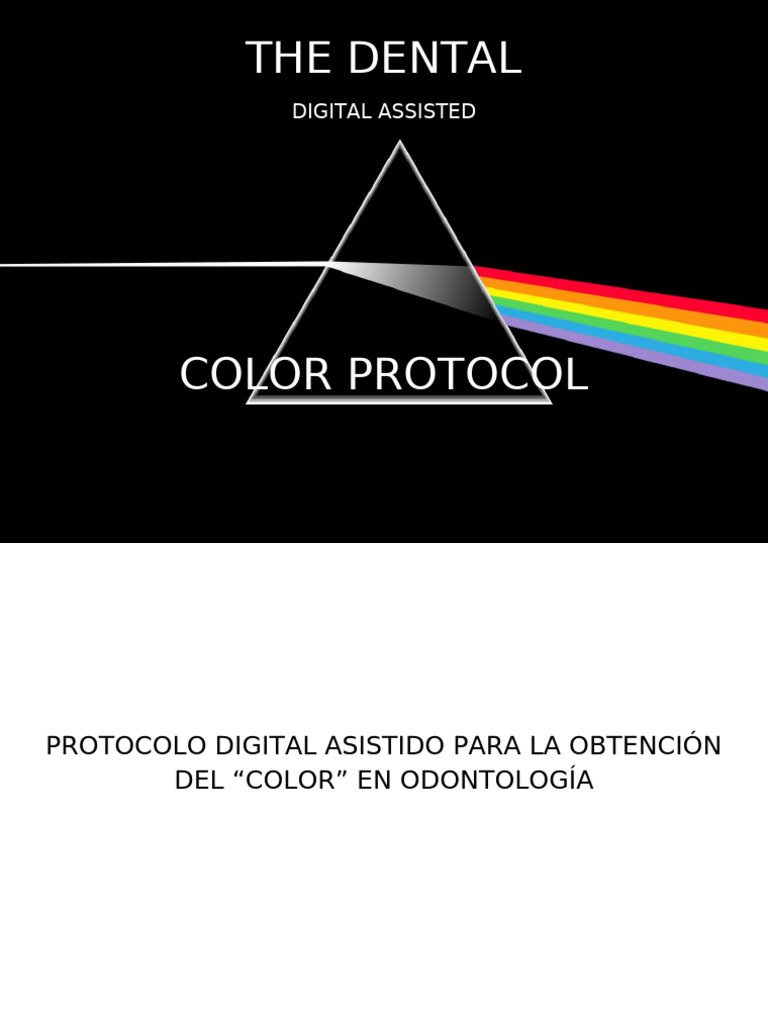 Protocolo Digital para Color en Odontología | PDF | Color | Ligero
