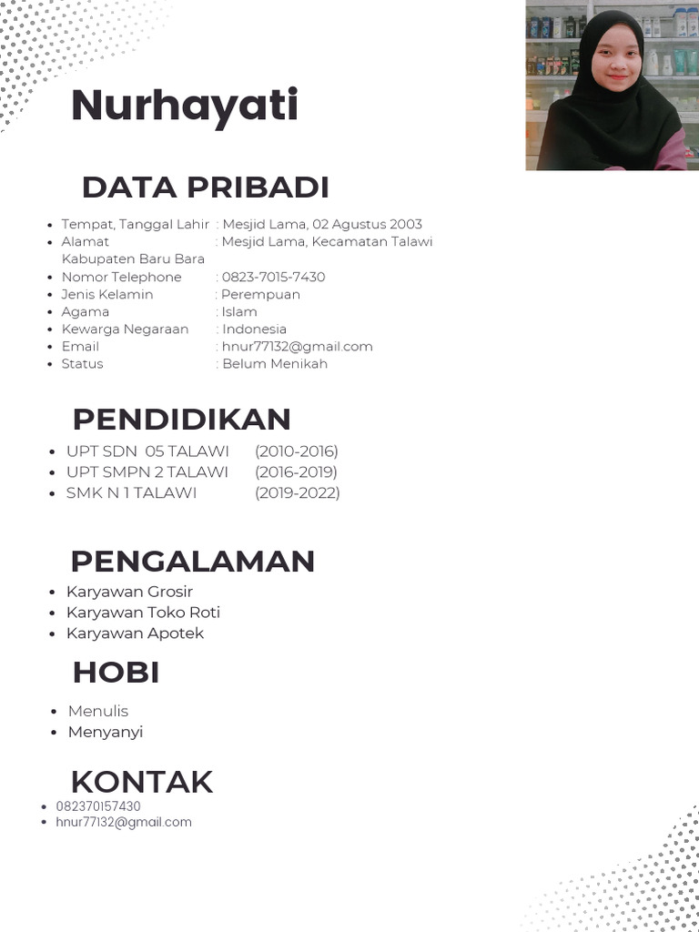 CV Nurhayati | PDF