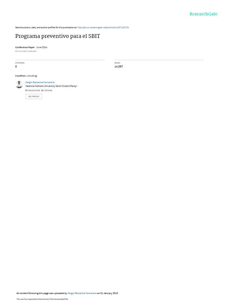 Programa-preventivo-para-el-SBIT | PDF | Rodilla | Sistema ...