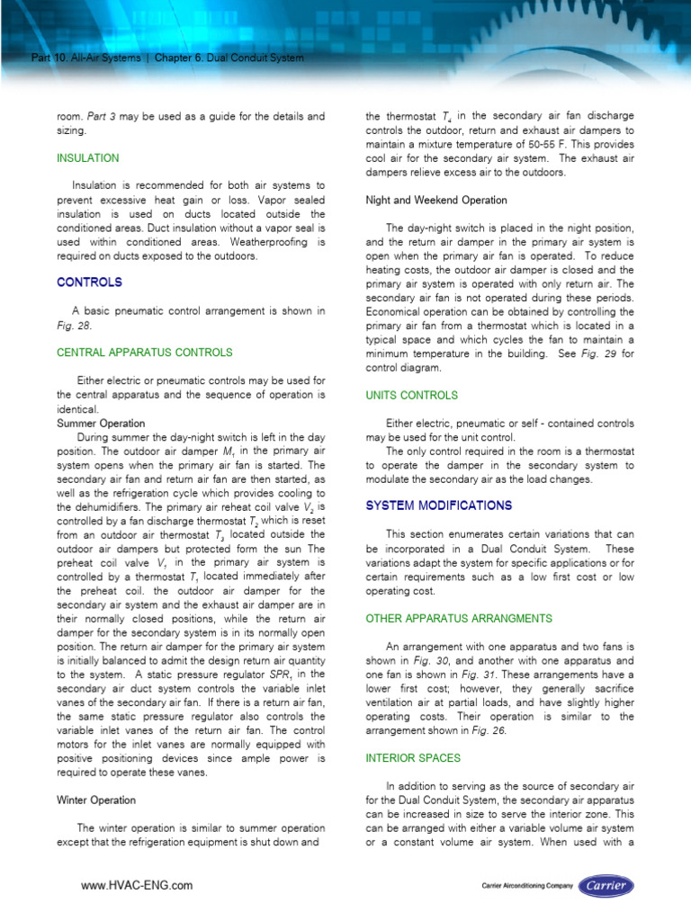 Dual Conduit System Data | PDF | Thermostat | Duct (Flow)