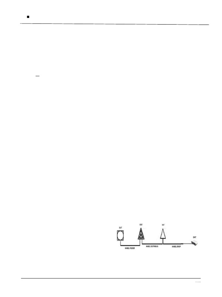 Analisis Redaman Jaringan FTTH GPON | PDF