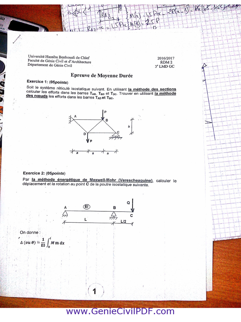 RDM Exercice Corrige | PDF
