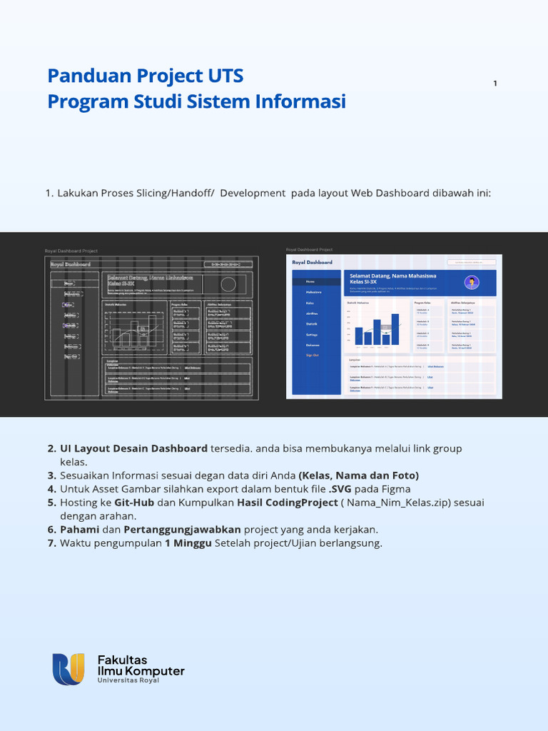 Panduan Project UTS 2024 | PDF