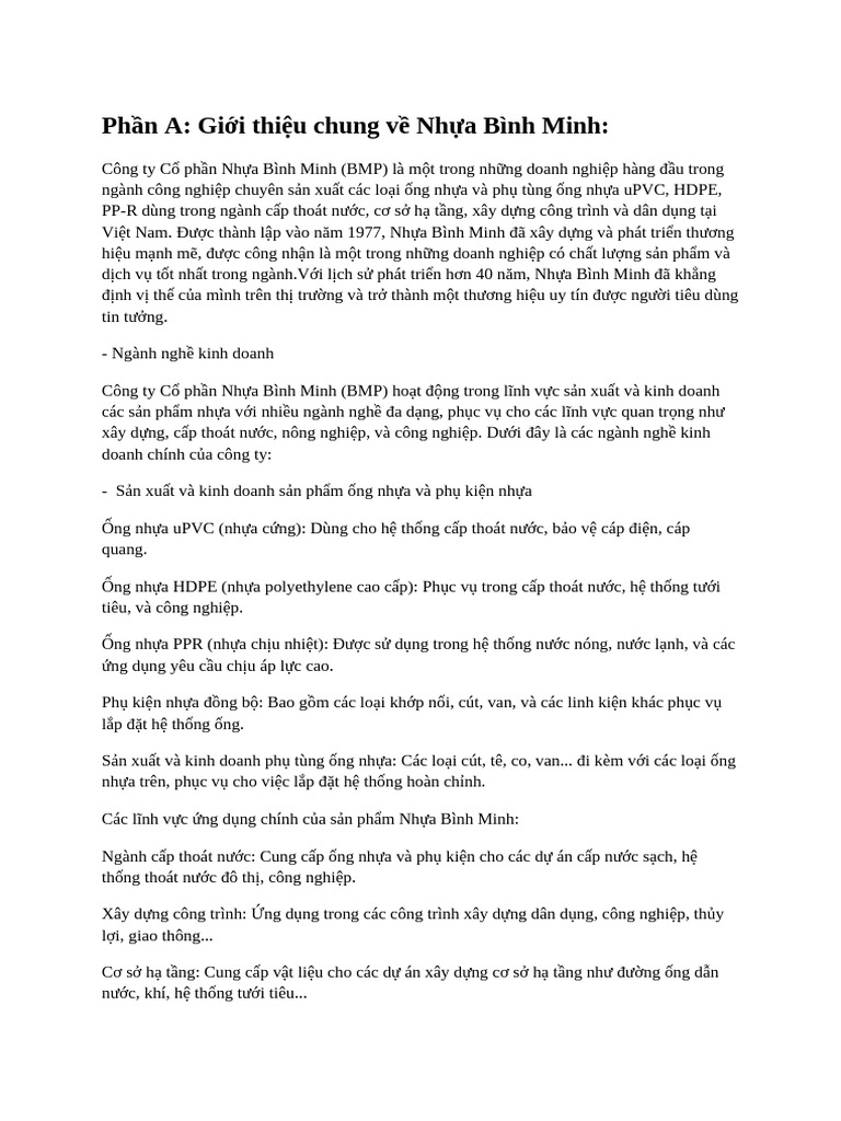 Nhóm 3 PTBCTC - NH A Bình Minh | PDF