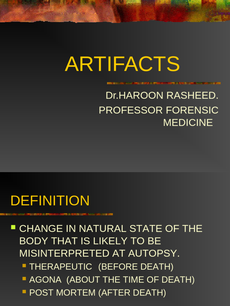 Artefacts | PDF