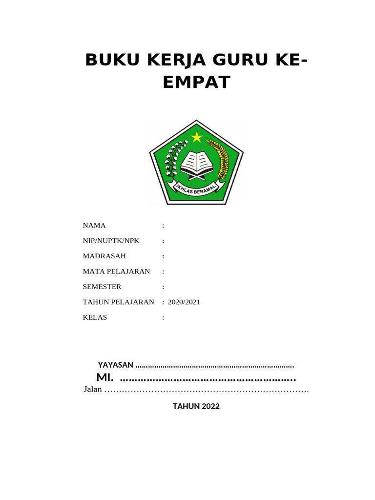 Buku Kerja Guru 4 | PDF