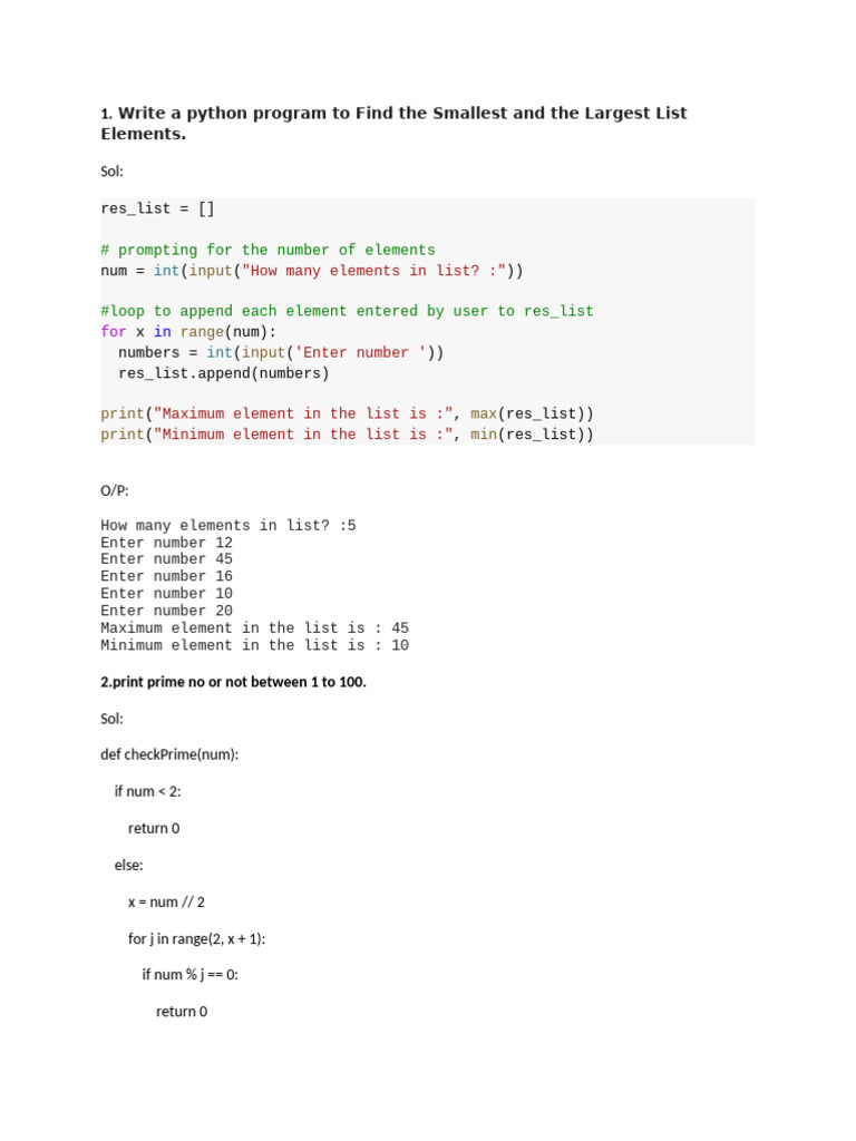 Easy Level Practice Prgms | PDF | Matrix (Mathematics) | Computer Programming