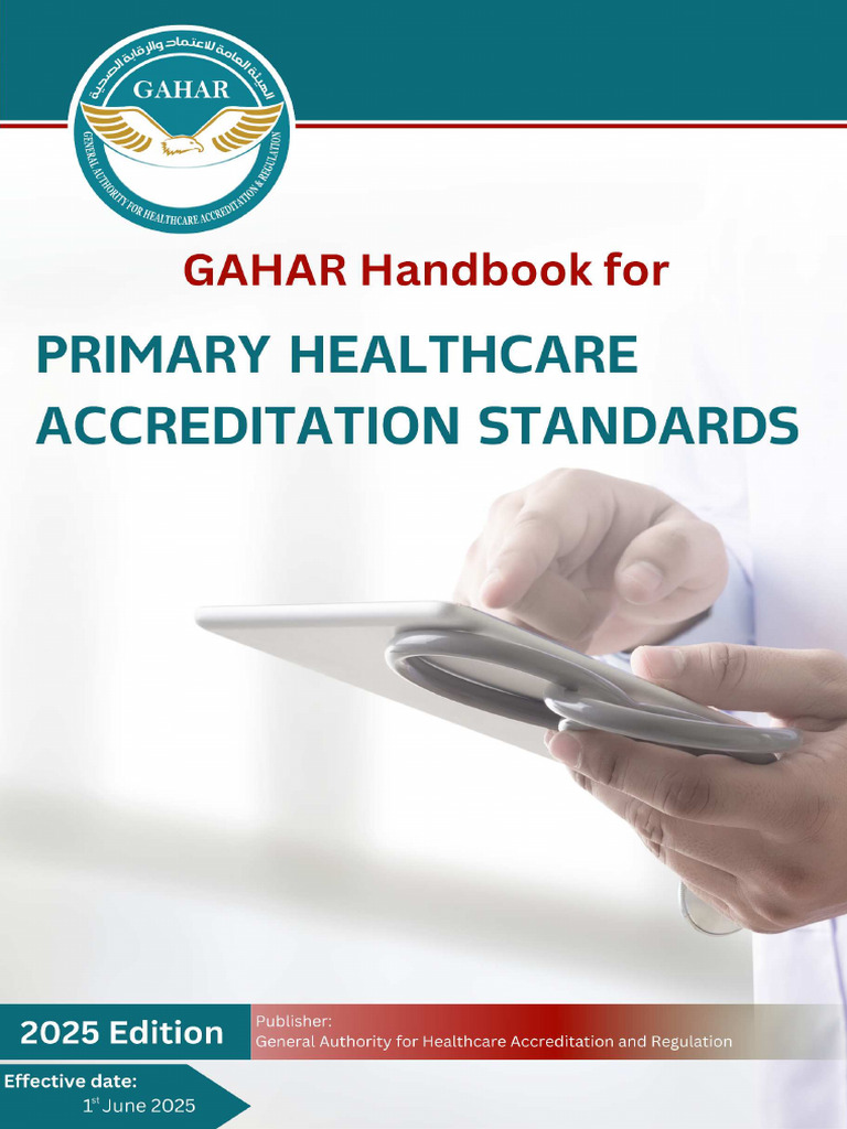GAHAR 2025 Handbook for Healthcare Standards | PDF | Health Care ...