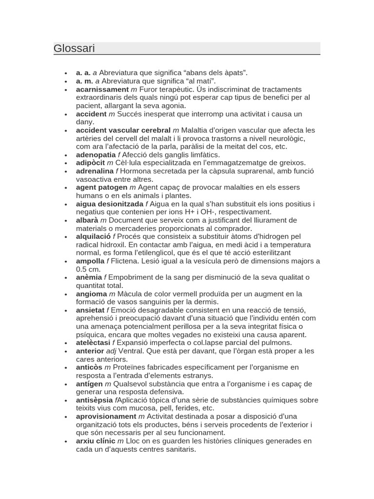 Glossari | PDF