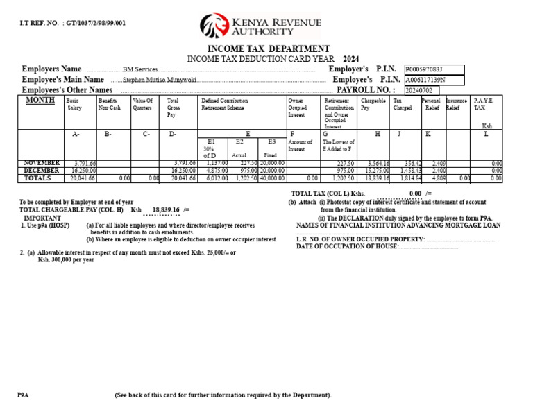 Stephen Mutiso Munywoki P9 | PDF | Taxes | Taxation