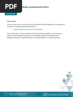 ICE Attribute Achievement Form Guide | PDF | Plagiarism | Engineering