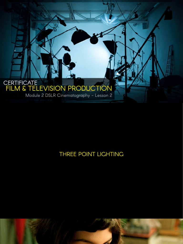 Three Point Lighting Techniques Explained | PDF