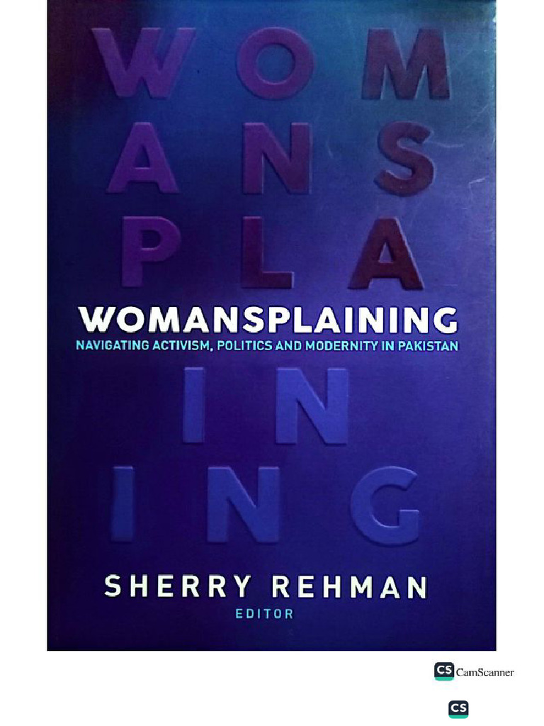 Womansplaining - Sherry Rehman | PDF