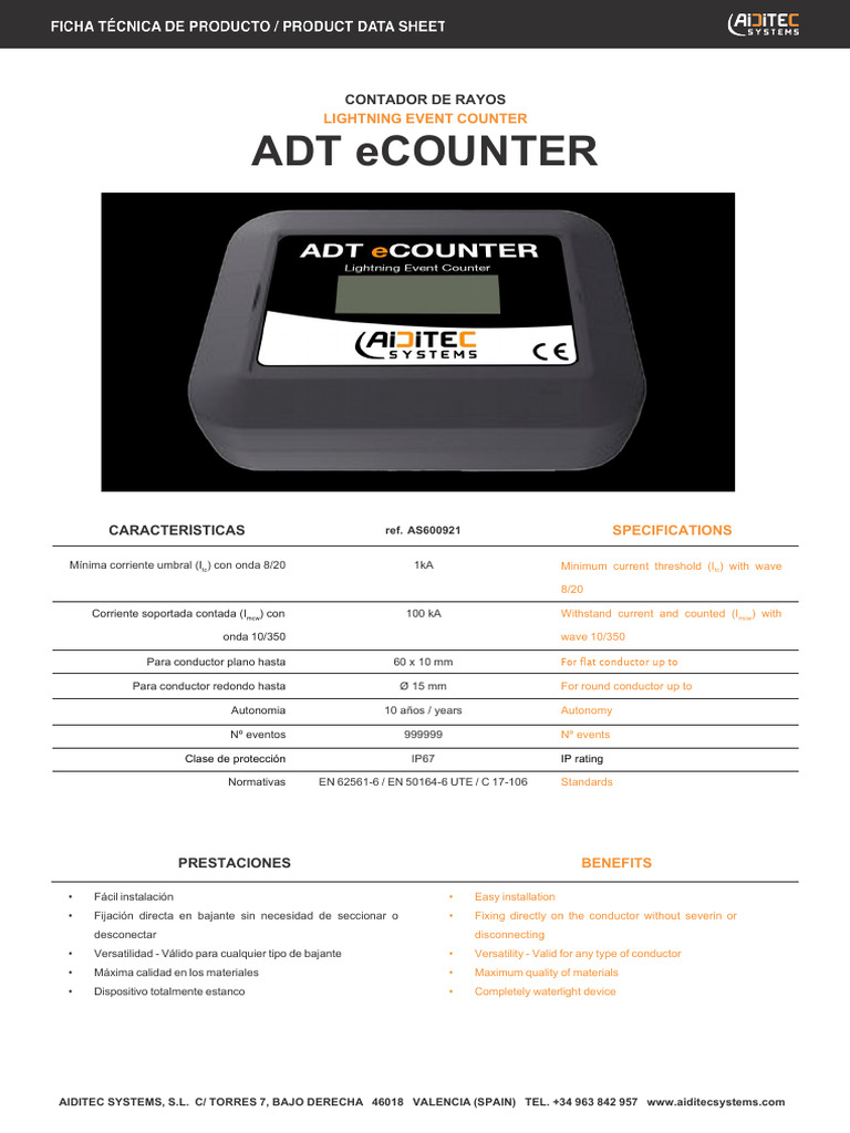 AS600920 ADT Counter | PDF | Metalurgia