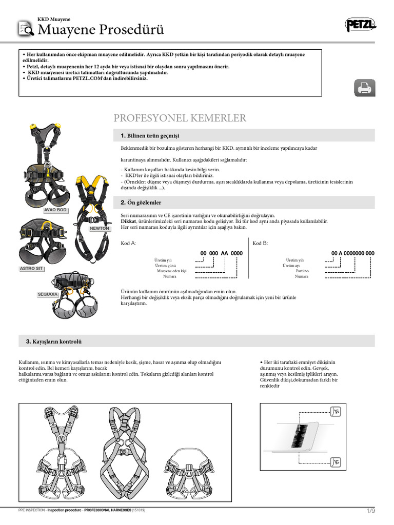 Emniyet Kemeri Muayene Prosed R 1742667440 | PDF