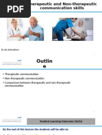 Therapeutic and Nontherapeutic Communication Techniques - Handouts ...