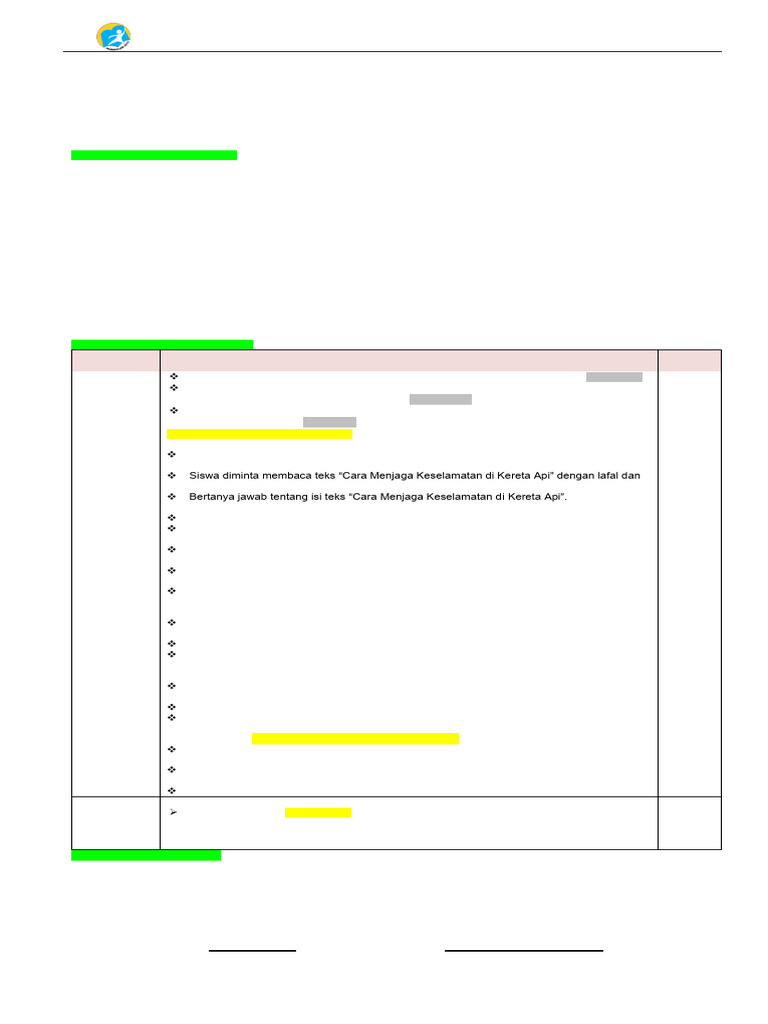 RPP Kelas 2 Tema 8 Sub Tema 4 Pembelajaran 3 | PDF