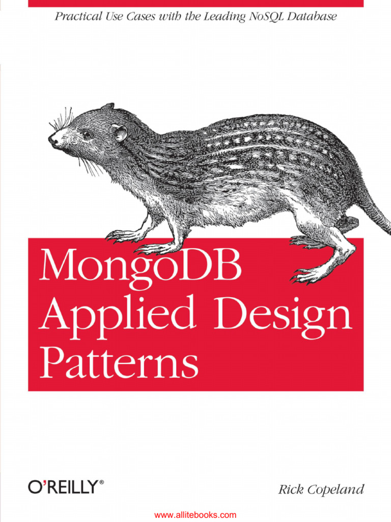 MongoDB Applied Design Patterns Spanish | PDF | Mongo Db | Bases de datos
