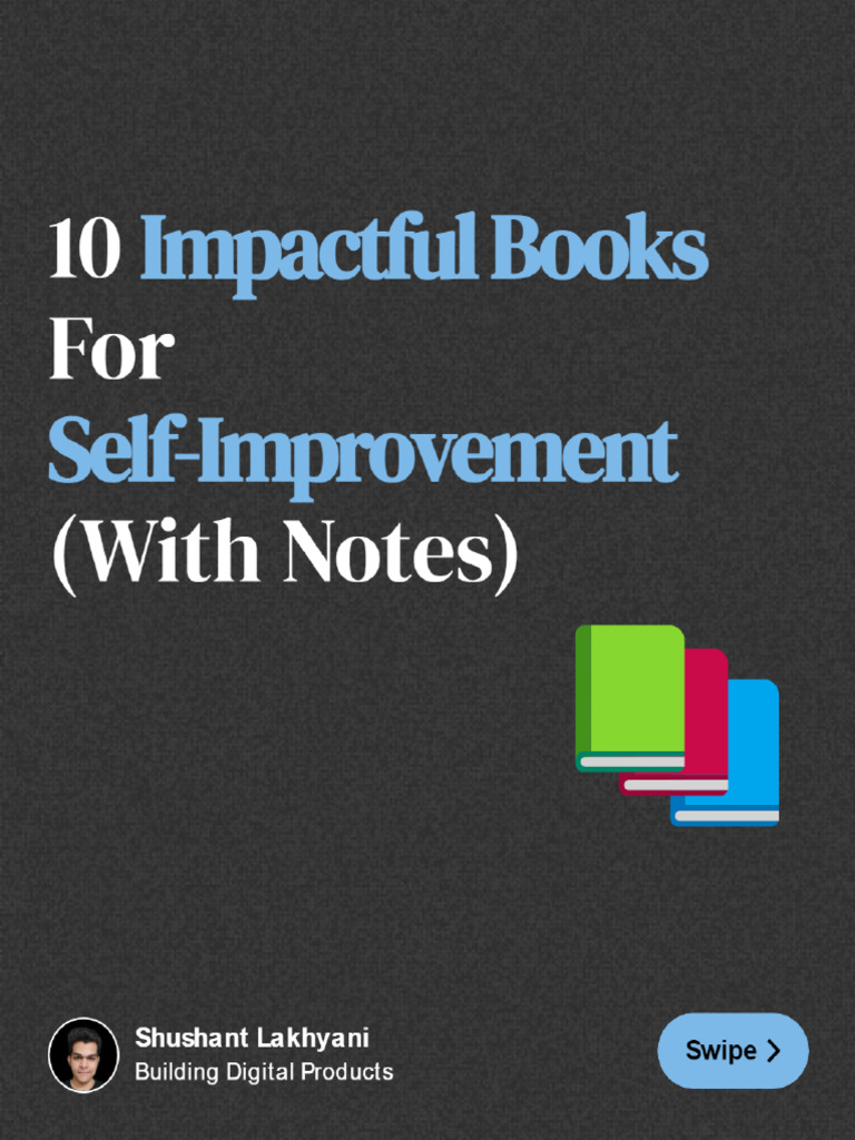Books For Self-Improvement | PDF